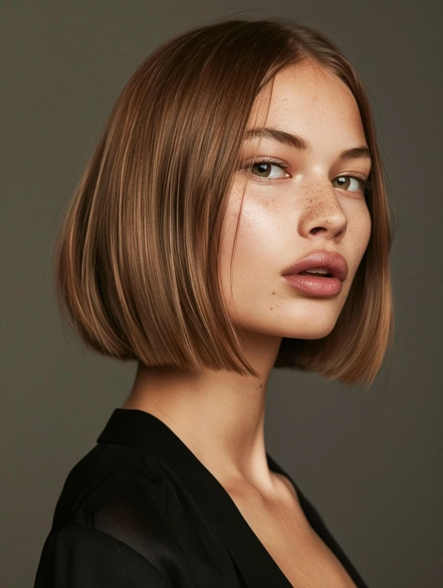 Modern Bob Haircuts Designed to Boost Fine Hair Texture Jawdrop Ink