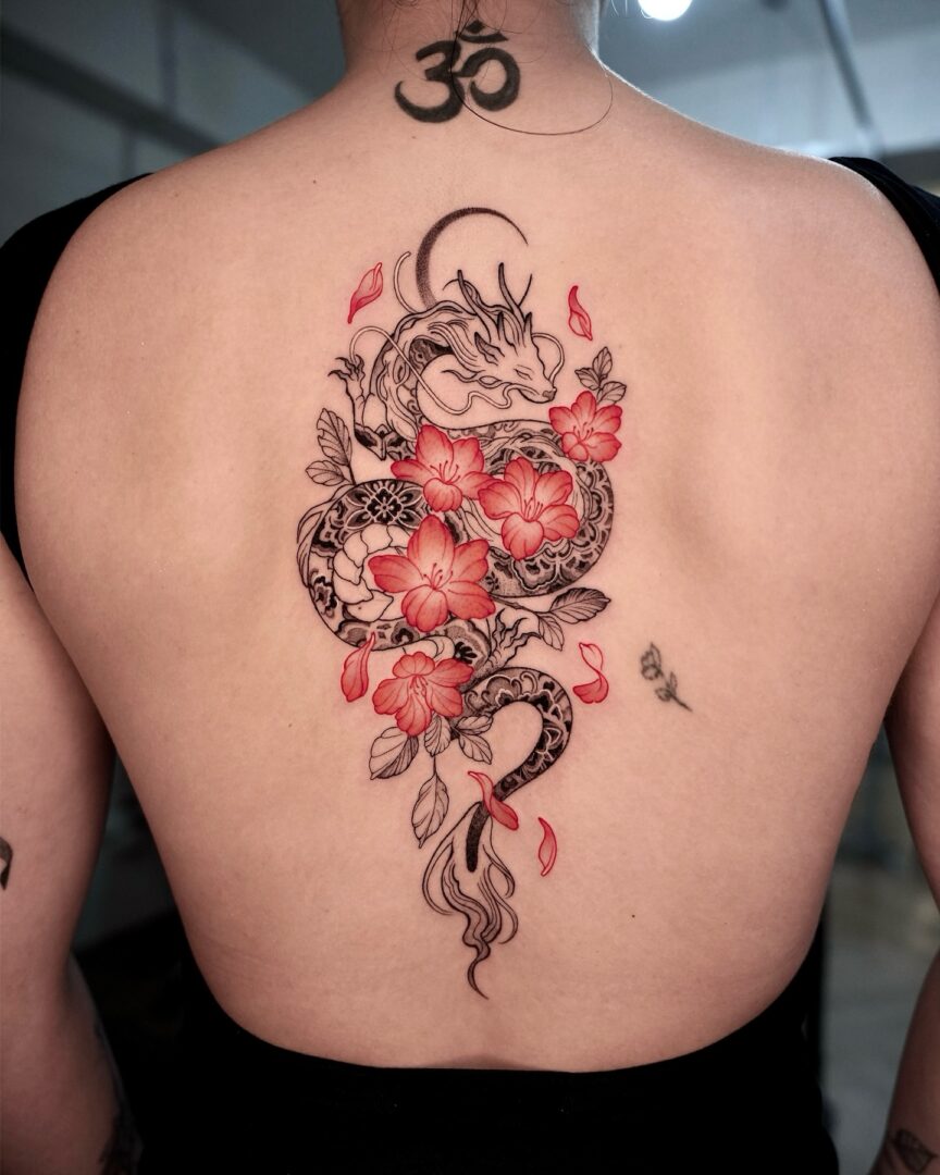 17 Elegant Dragon Tattoos for Women with Bold Energy Jawdrop Ink