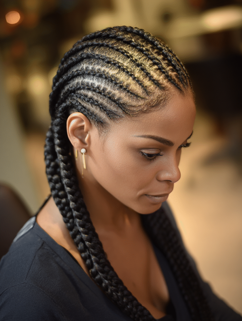 18 Braided Cornrow Hairstyles That Stay Neat Fresh and Fashionable ...