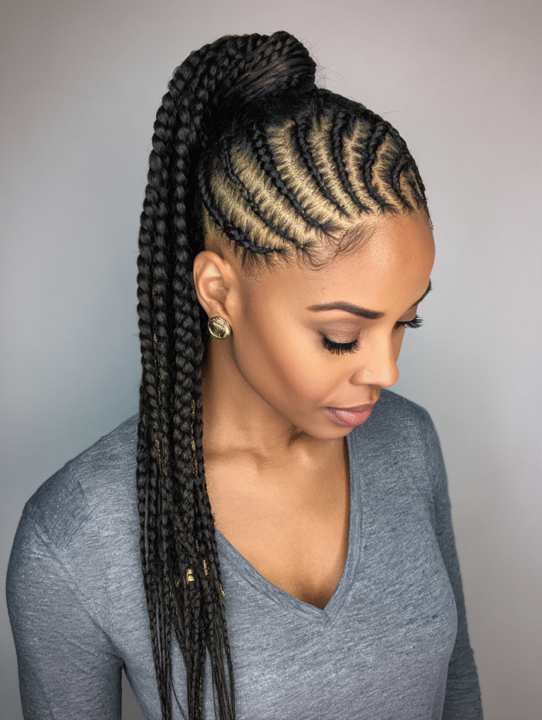 18 Braided Cornrow Hairstyles That Stay Neat Fresh and Fashionable ...