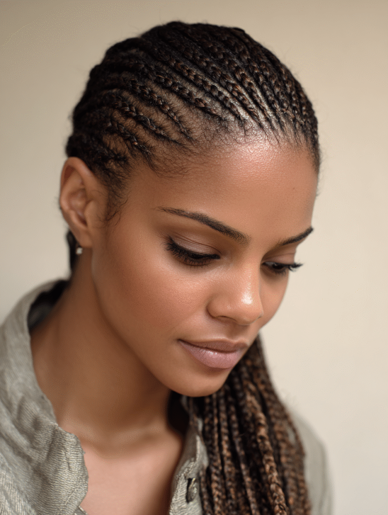 18 Braided Cornrow Hairstyles That Stay Neat Fresh and Fashionable ...