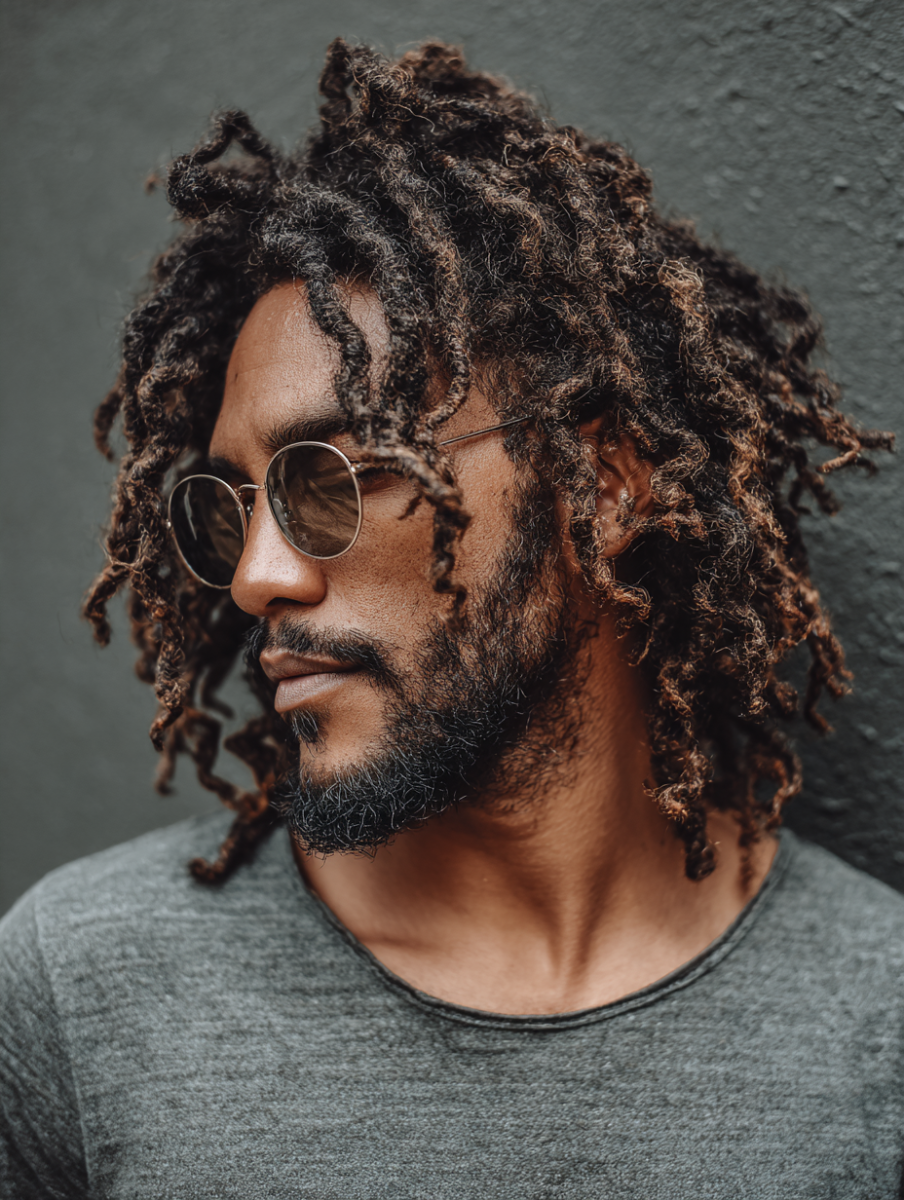 18 Stylish Locs Hairstyles for Men That Highlight Natural Texture ...