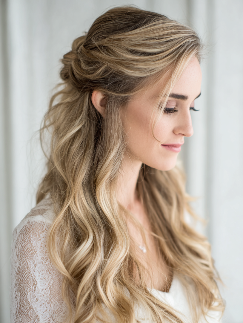 Half Up Half Down Hairstyles for Women Jawdrop Ink