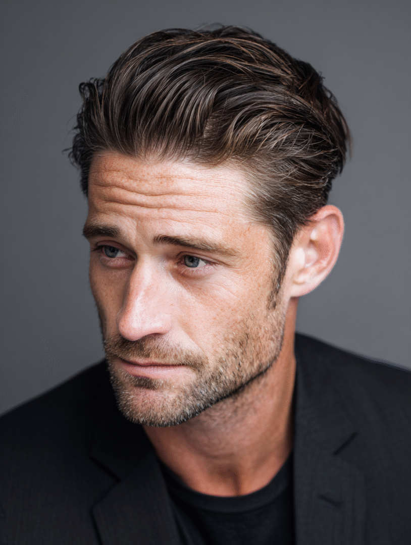 18 Sharp Slick Back Hairstyles for Men That Create a Clean Polished ...