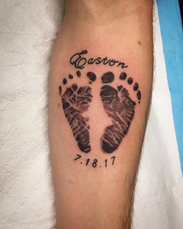 12+ Baby Footprint Tattoo Ideas That Hold a Lifetime of Love Jawdrop Ink