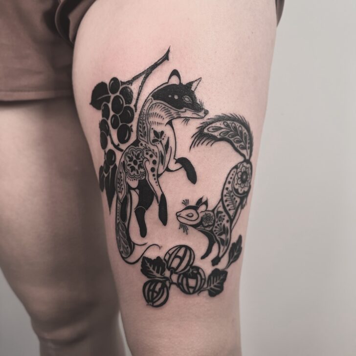 14+ Elegant Thigh Tattoos That Highlight Feminine Beauty Jawdrop Ink
