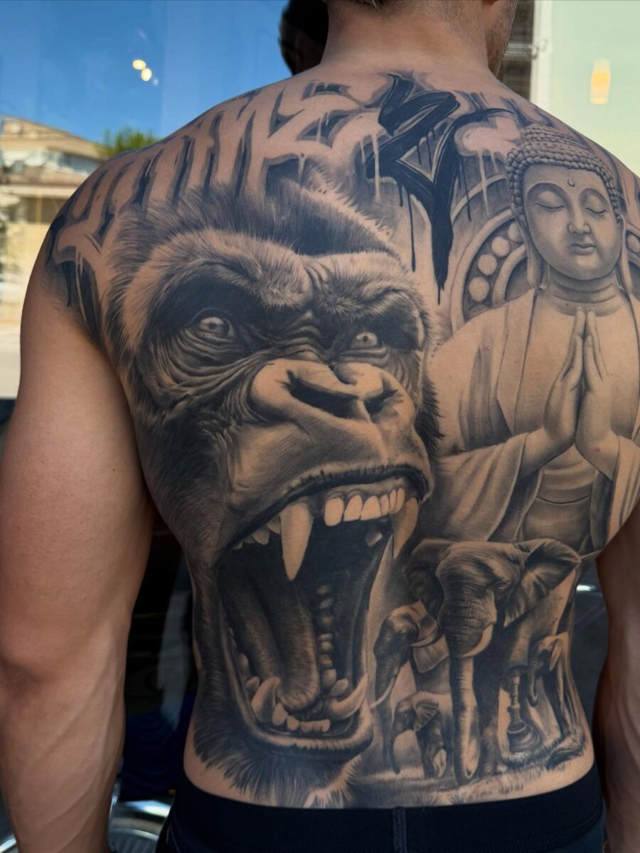 16 Bold Back Tattoo Ideas for Guys with Fierce Style Jawdrop Ink